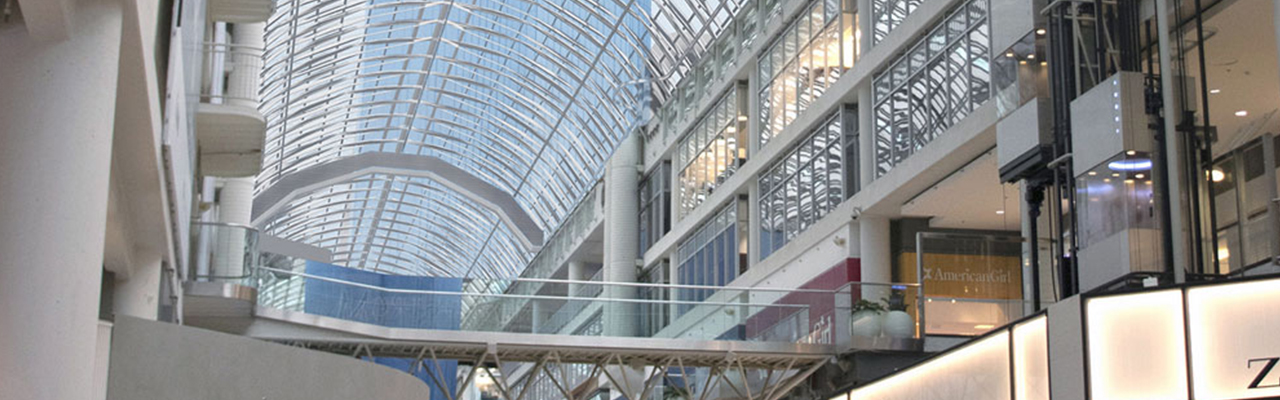 Toronto Eaton Centre Skylight - Symtech Innovations Ltd