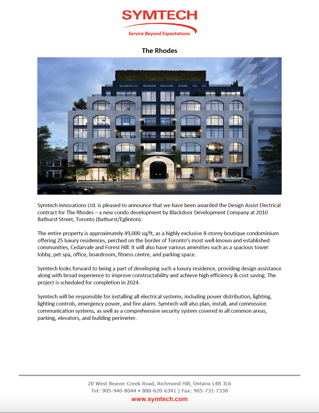 The Rhodes - Symtech Innovations Ltd